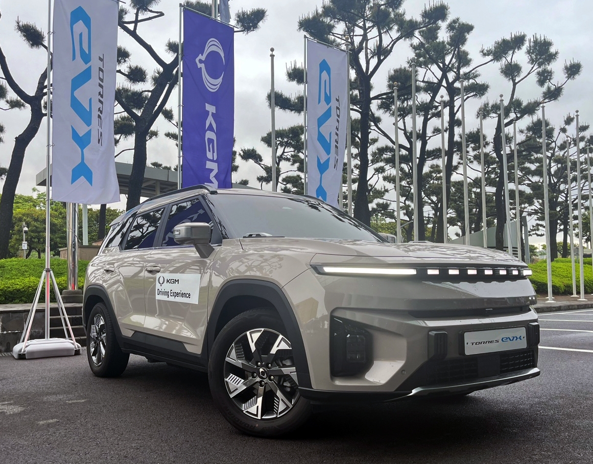 [게시판] KG모빌리티, 국제 e-모빌리티 엑스포서 토레스 EVX 전시 | 연합뉴스