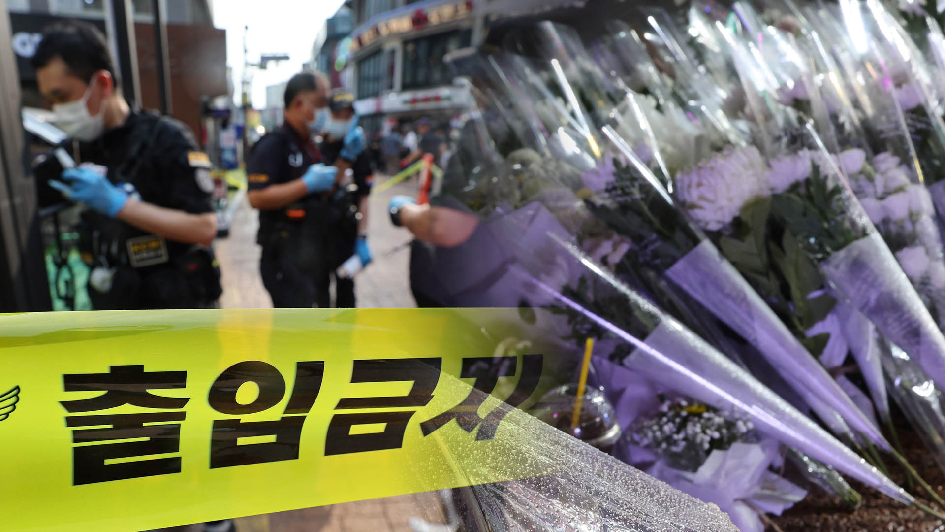 신림 묻지마 살인 남들도 불행하게…현장엔 추모 발길 연합뉴스