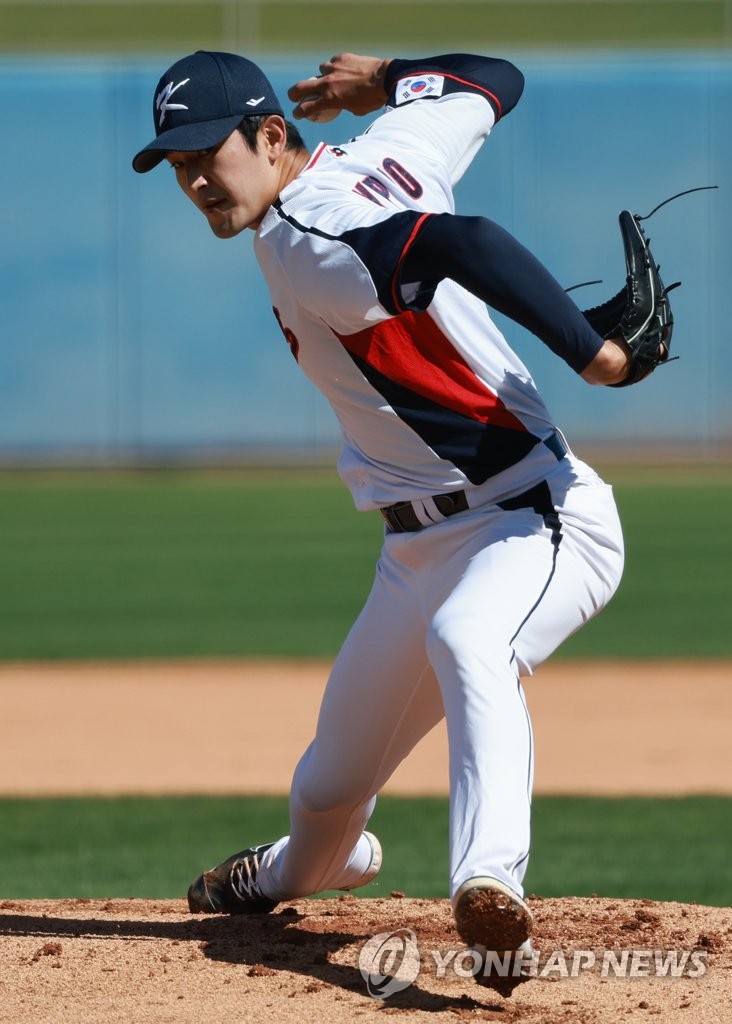 WBC 대표팀, kt wiz 상대 3차 평가전 | 연합뉴스