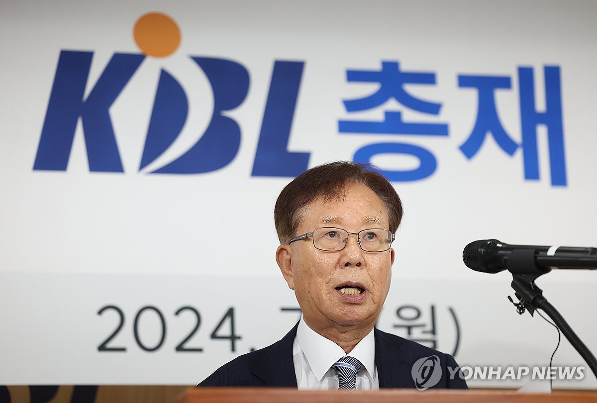 이수광 KBL 신임 총재 취임사 | 연합뉴스